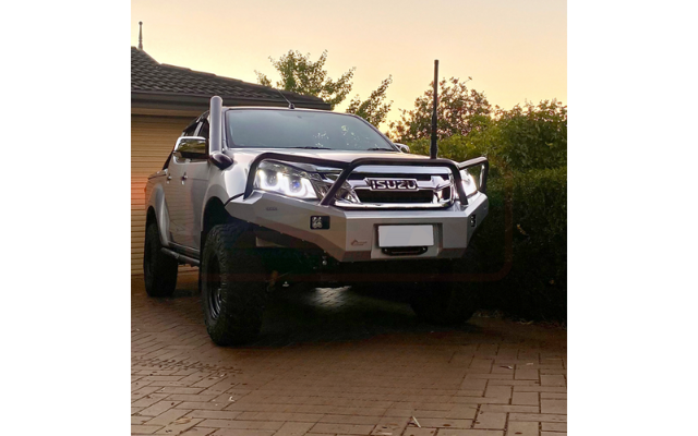 PSR AMBUSH TRIPLE HOOP BULLBAR TO SUIT ISUZU D-MAX 1 (STRUT FRONT) 2012 ...