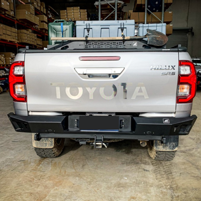 Offroad Animal Rear Bumper & Tow Bar suitable for Toyota Hilux N80 2015 ...