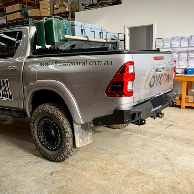 Offroad Animal Rear Bumper & Tow Bar suitable for Toyota Hilux N80 2015 ...