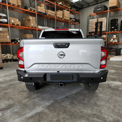 Offroad Animal Rear Bumper & Tow Bar suitable for Nissan Navara NP300 ...