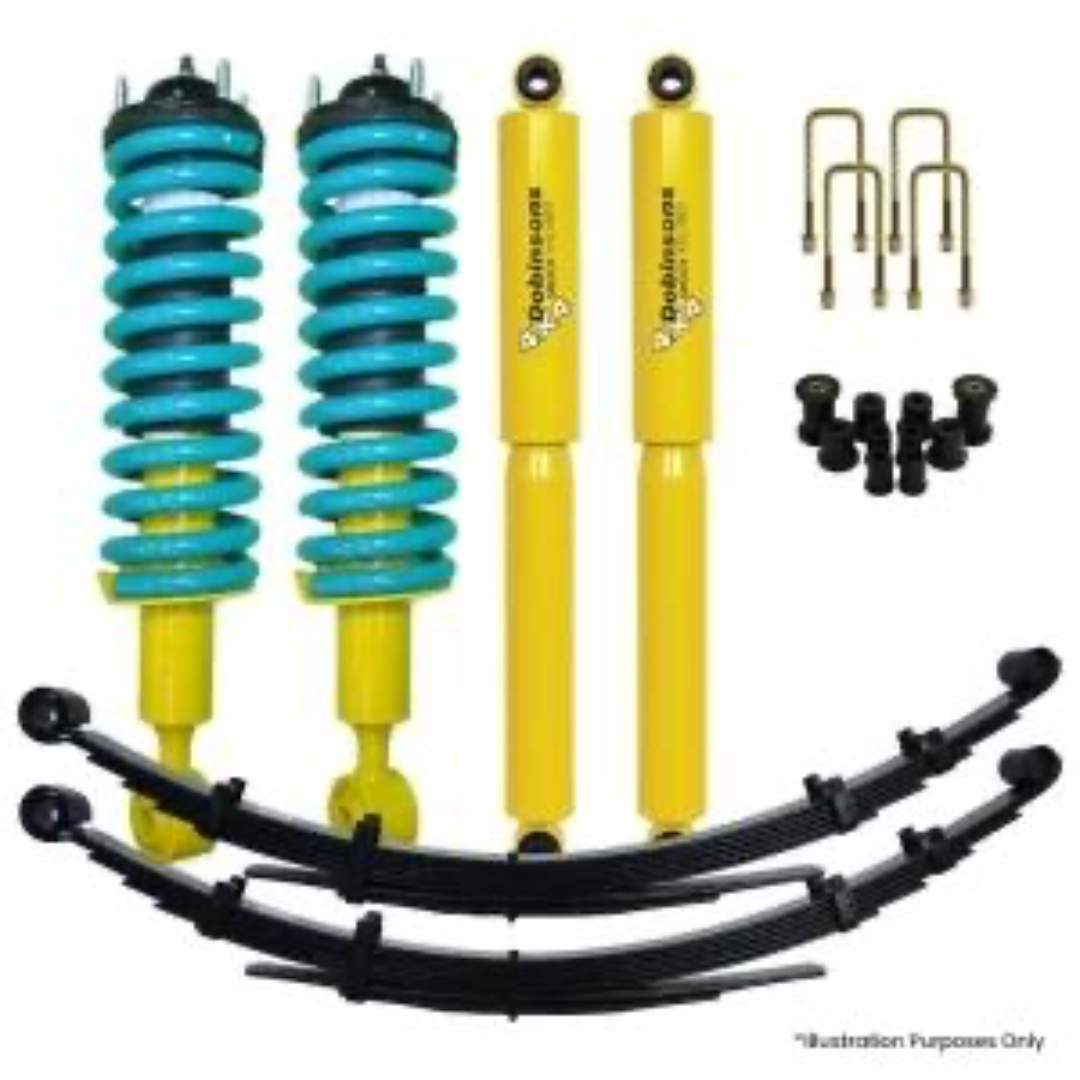 Dobinsons (2”/50mm) Twin-Tube Nitro Gas Lift Kit to suit Toyota Hilux ...