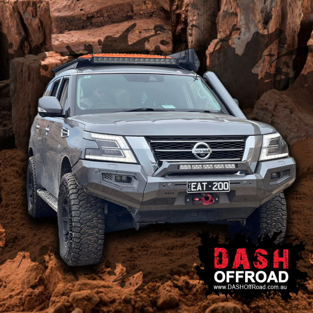 Dash Offroad Satin Finish Predator Evolution Front Bar to suit Nissan ...