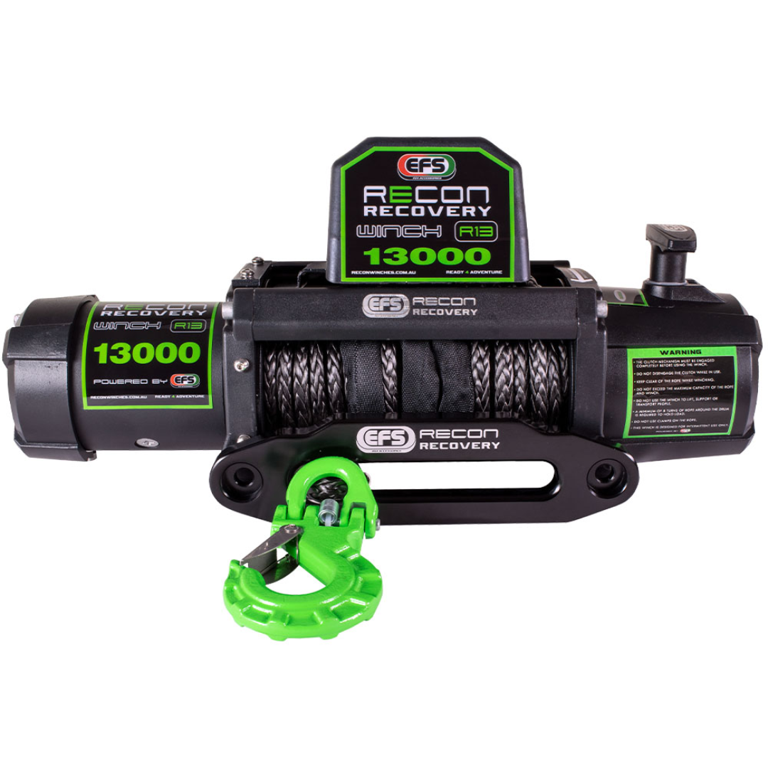EFS Recon 13,000lb Electric 4x4 Winch with Synthetic Rope