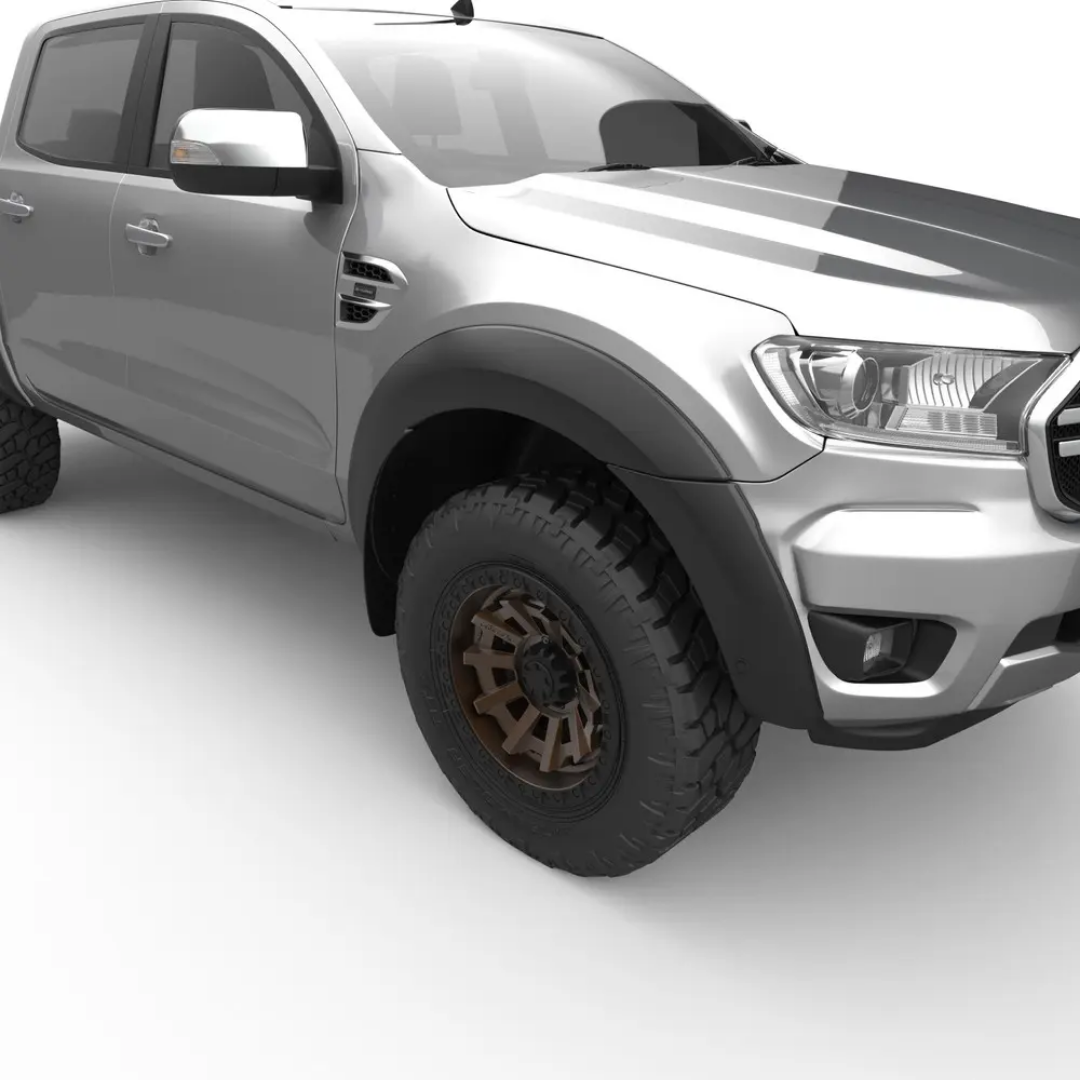 EGR Full Set Smooth Fender Flares to suit Ford Ranger WildTrak PX3 2018 ...