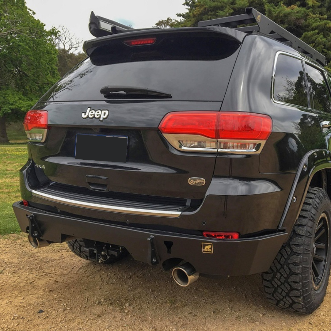 Offroad Animal Rear Bumper & Tow Bar suitable for Jeep Grand Cherokee ...