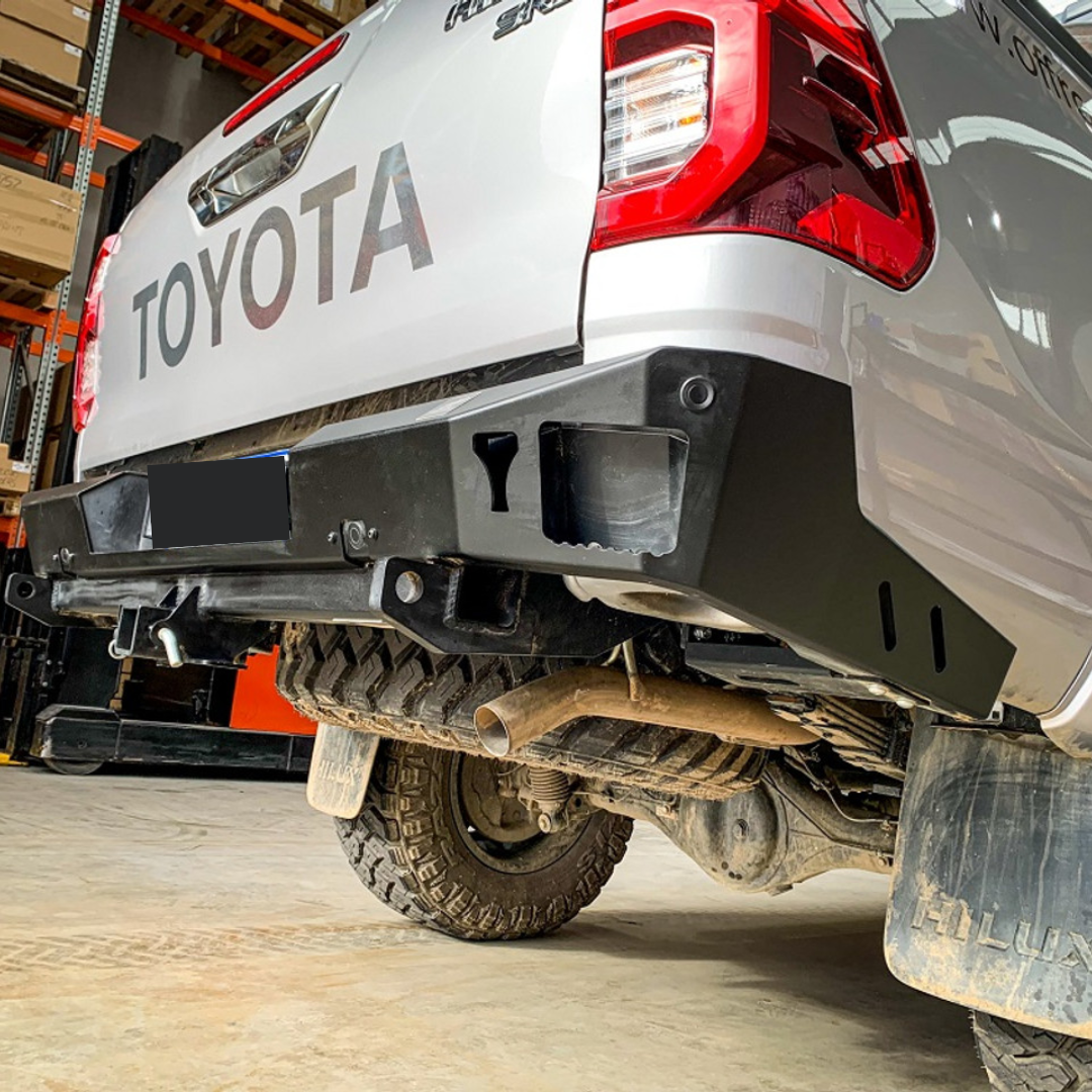 Offroad Animal Rear Bumper & Tow Bar suitable for Toyota Hilux N80 2015 ...